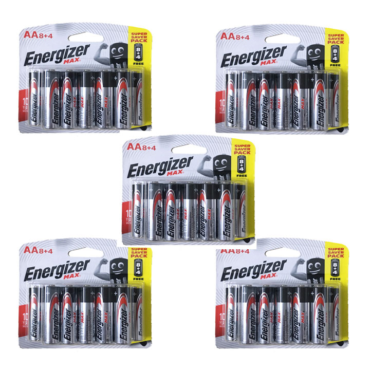 Pin Energizer AA alkaline vỉ 12 Viên Chính Hãng Tốt Nhất