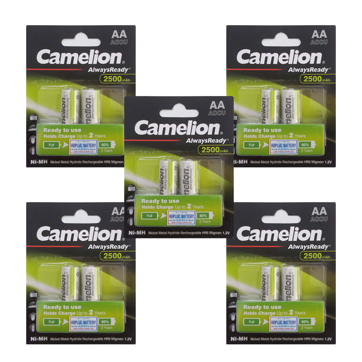 Pin sạc Camelion AA 2500mah chính hãng, Gía buôn cực tốt