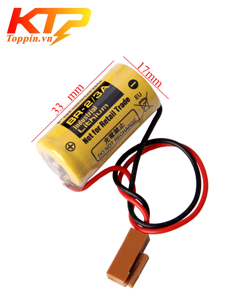 Pin BR-2/3A Panasonic lithium 3V. Pin nuôi nguồn PLC