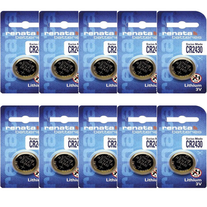 Pin Renata CR2430 Thụy Sỹ Chính hãng, Pin lthium 3V 2020