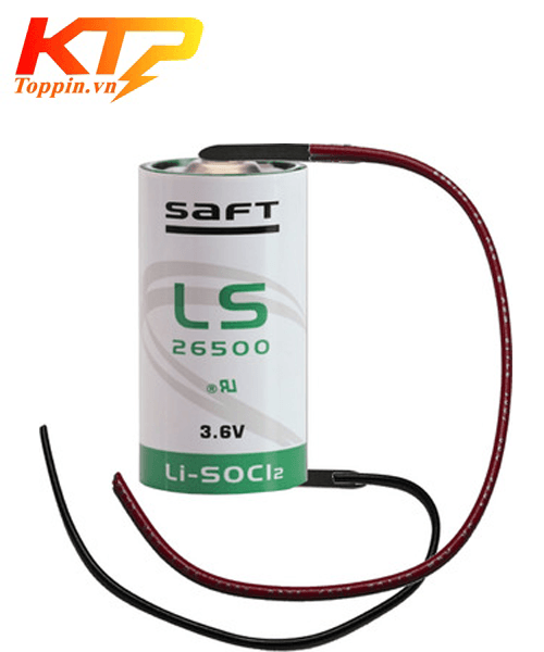 Pin Saft LS26500 có giắc cắm 3.6V - Pin nuôi nguồn Saft 3.6V