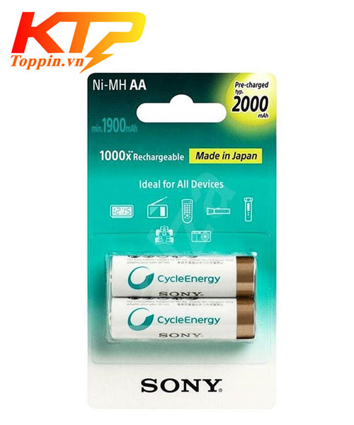 Pin Sạc Sony AA, Pin NH-AA-B2KN chính hãng - toppin.vn